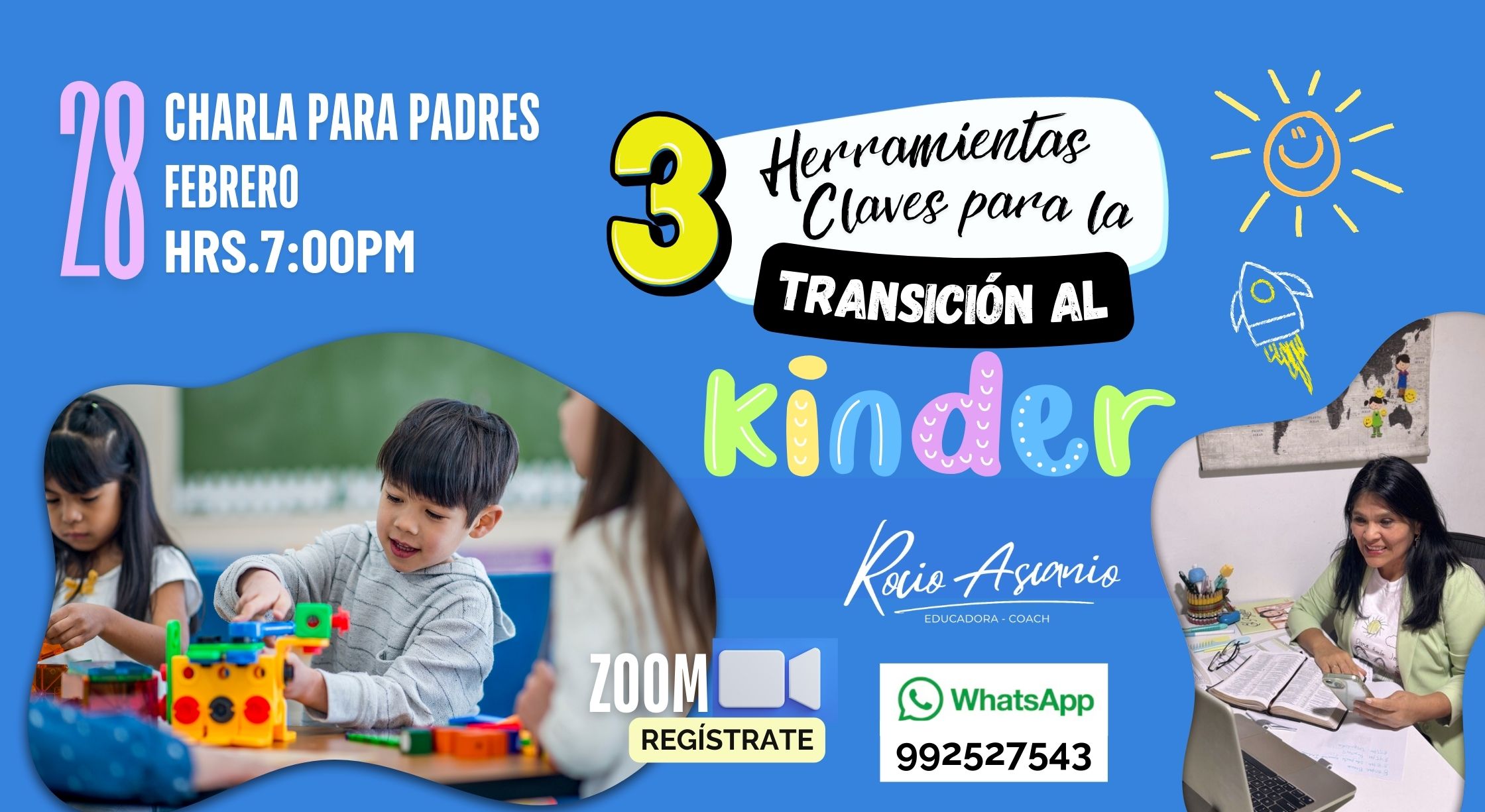 CHARLA: «3 Herramientas Claves para la Transición al Kinder» – Club 252